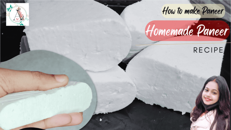 Homemade paneer recipe(Indian cottage cheese) - Aayansh Kitchen