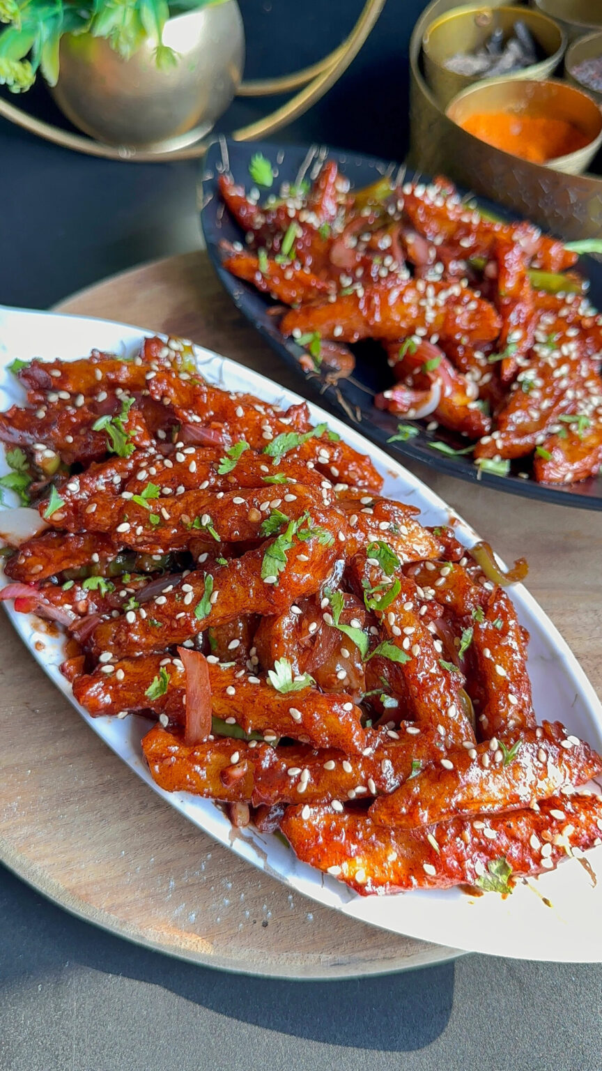 Crispy Chilli Potato Recipe | Aloo Chilli - Aayansh Kitchen