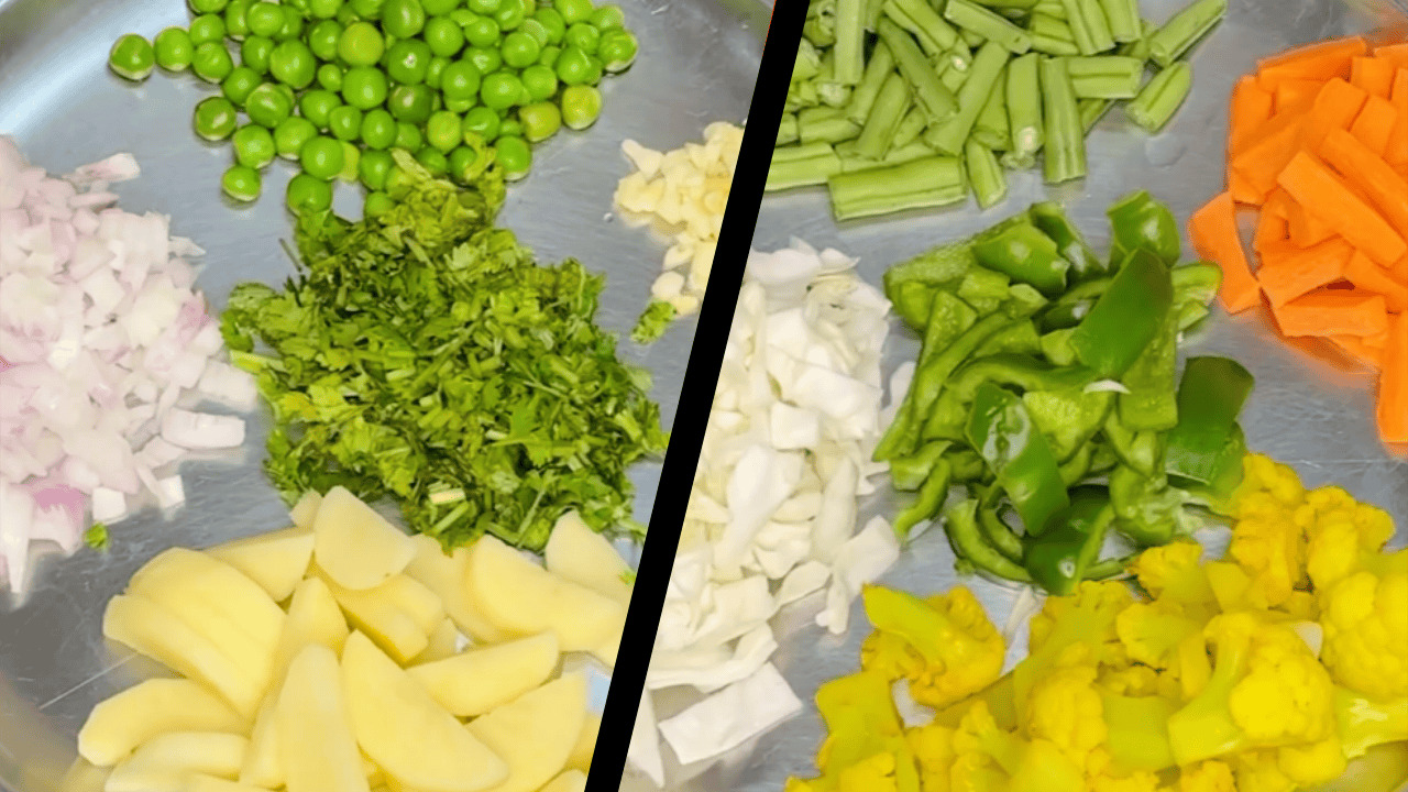 Mix Veg recipe: Dry Mixed Vegetable Sabji - Aayansh Kitchen