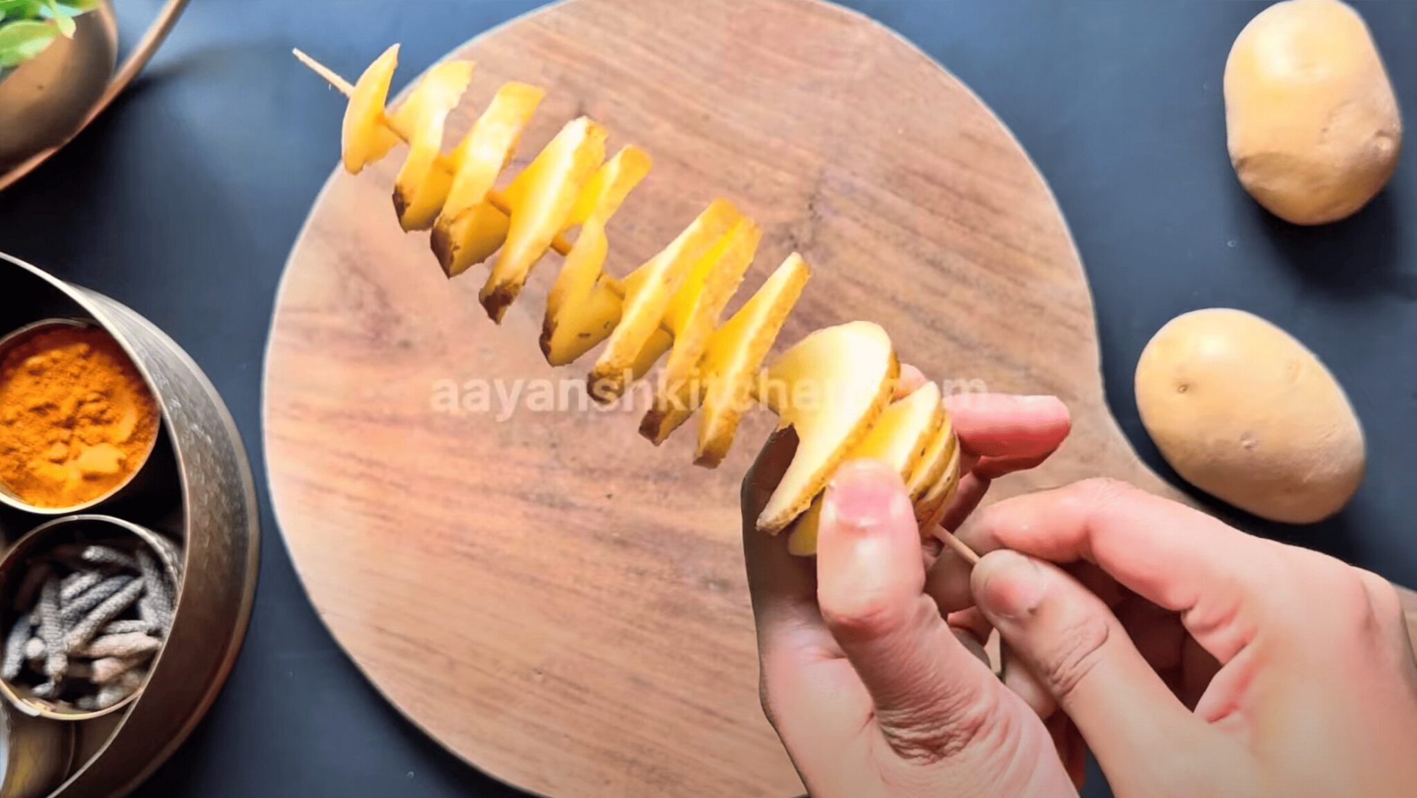 Potato Twister Recipe – Twisted Tornado Potato – WOQTDI